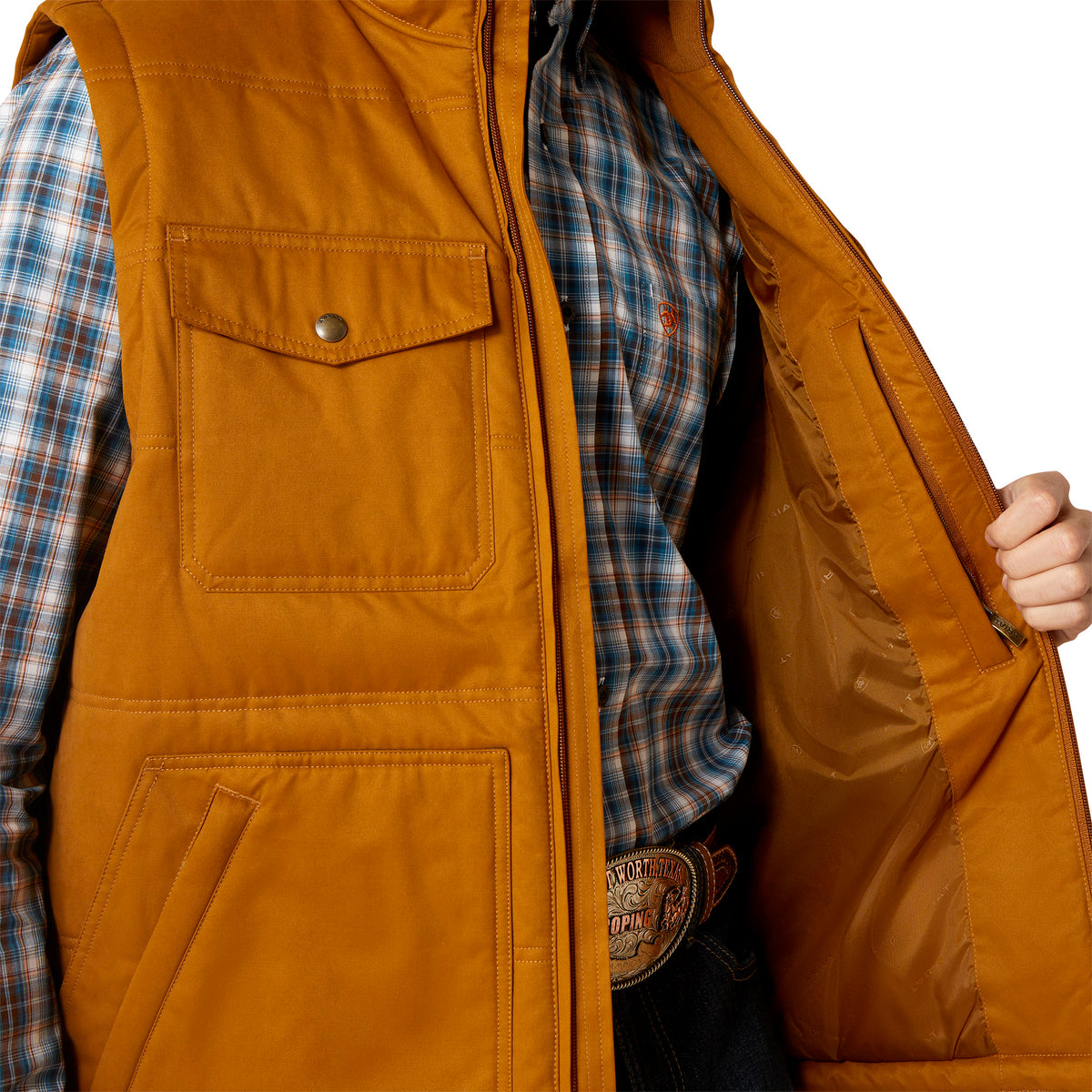 Chaleco Ariat Grizzly 2.0 Canvas Chesnut – Ariat Mexico